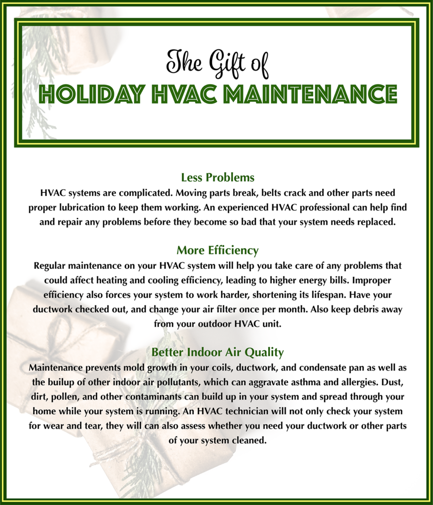 Holiday HVAC Maintenance: What You Need to Know | O.K. Heating